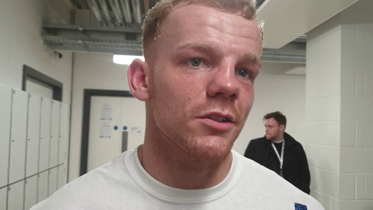 Ellis Corrie following his 1st Round KO win over Chad Ellis at MTK ...