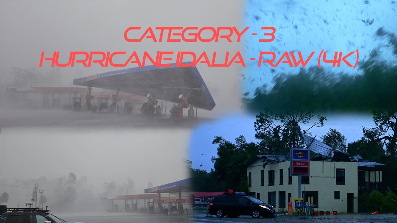 Hurricane Idalia RAW (4K) | Perry, Florida | August 30th, 2023 - YouTube