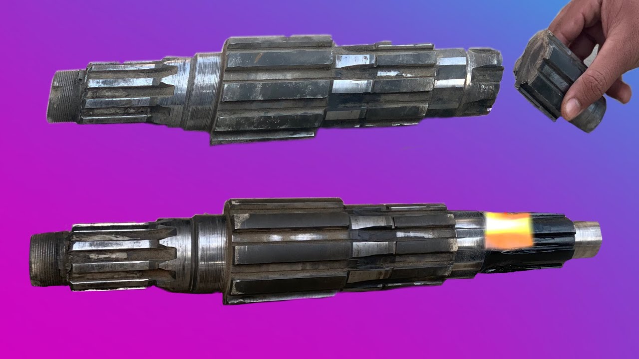 How to overload Heavy Duty Truck Gear Box Main ShaftTeethReapering ...