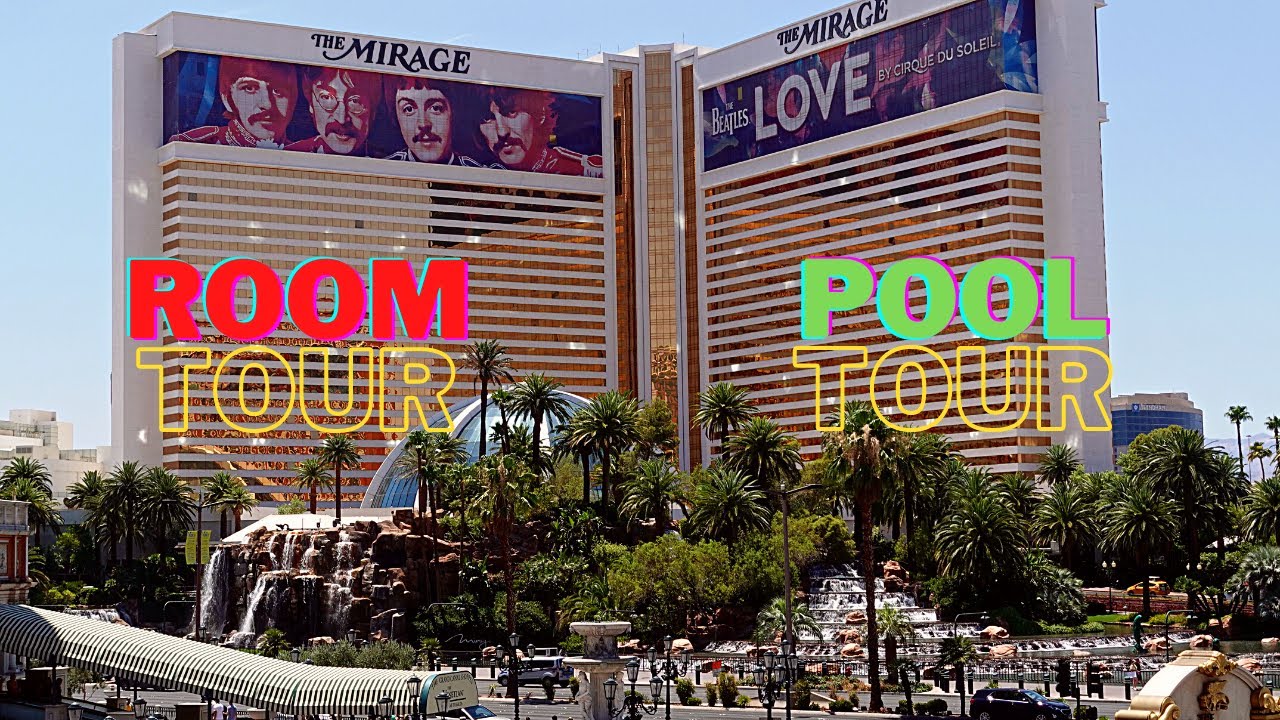 The Mirage Hotel and Casino (with room and pool tour) | Las Vegas - YouTube