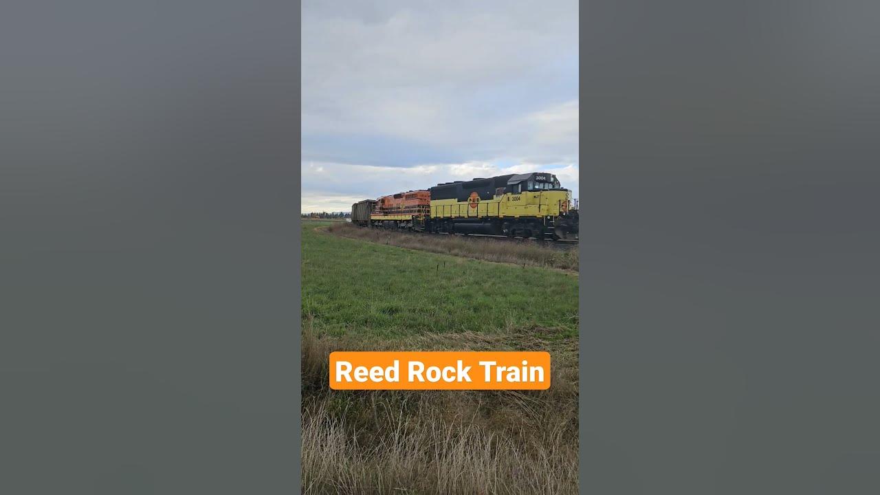 PNWR 1854 & 3004 with the Reed rock train - YouTube