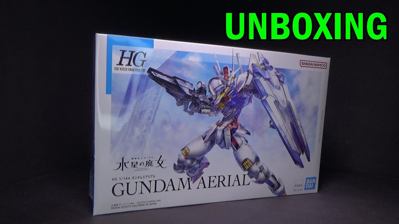 Unboxing: 1/144 HG Gundam Aerial - YouTube