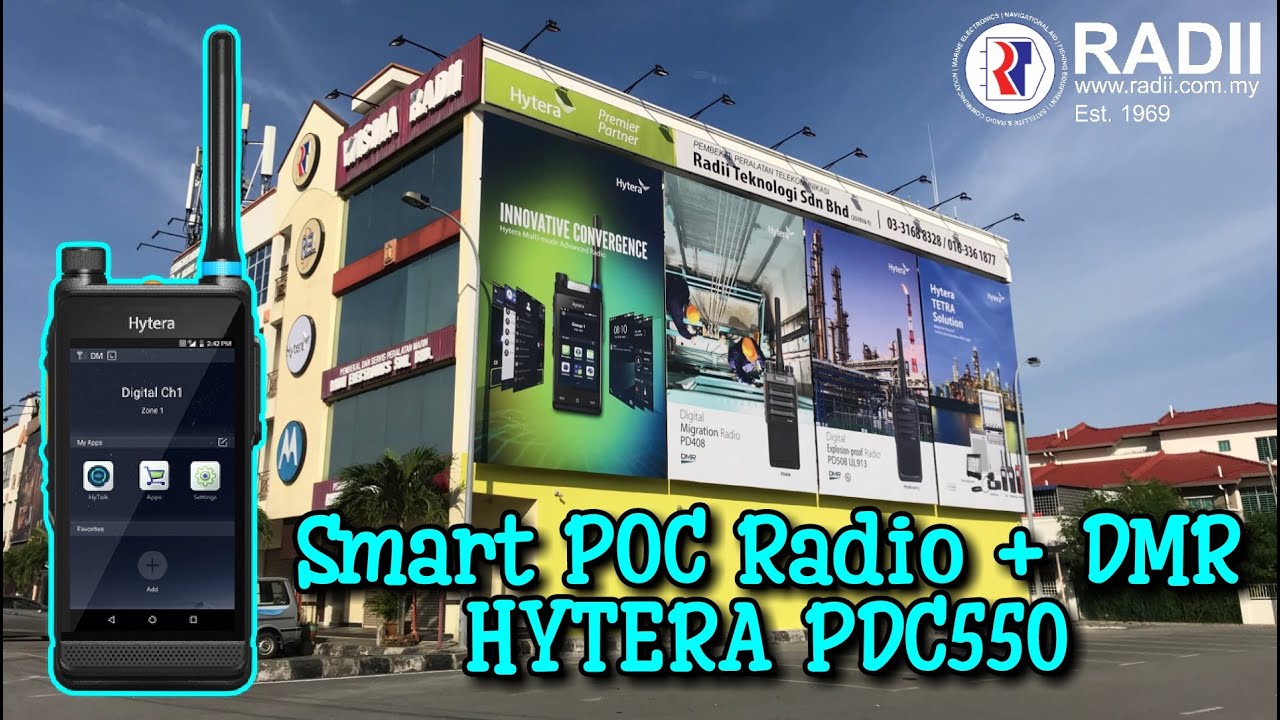 [Unboxing] Hytera PDC550 Smart Dual Mode Radio (Walkie-Talkie) - YouTube
