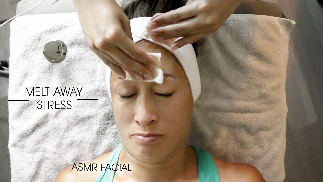 Whisper ASMR | facial, scalp massage, light tapping facial friday - YouTube