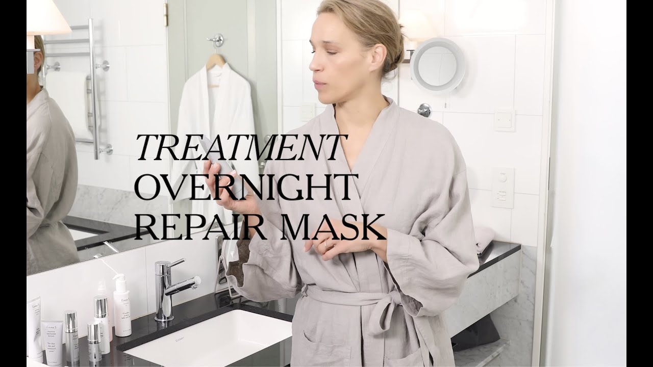Tutorial - Emma S. Treatment Overnight Repair Mask - YouTube