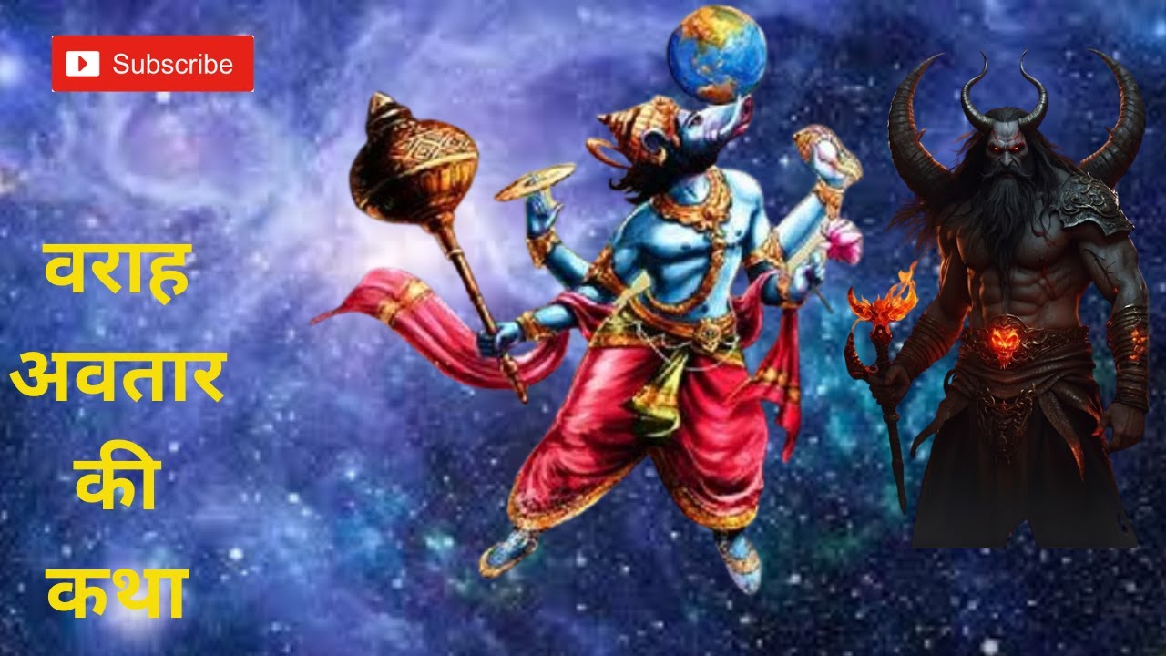 वराह अवतार की कथा। STORY OF VARAH AVATAR - YouTube