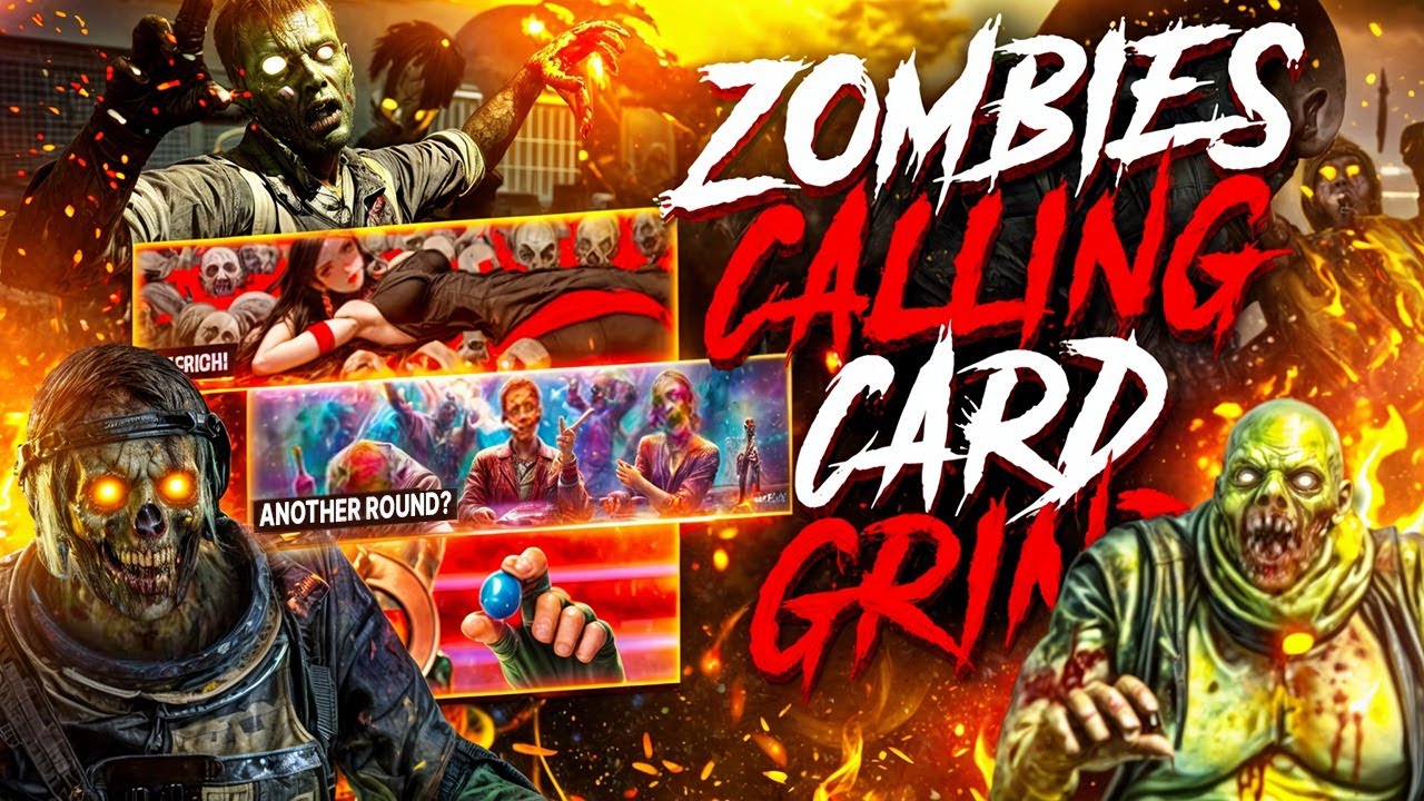 ZOMBIES CALLING CARD GRIND | CALL OF DUTY BLACK OPS 6 ZOMBIES - YouTube