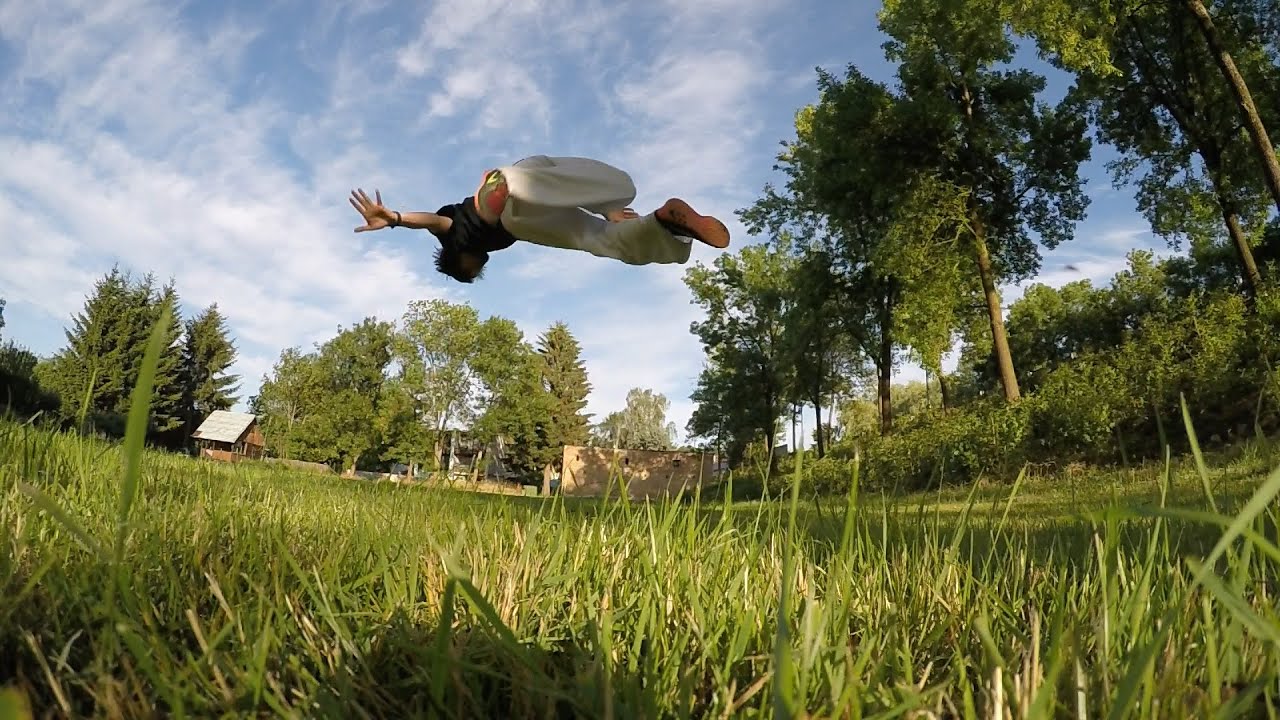 Inward roll 360 - Intermediate Parkour Freerun trick - YouTube