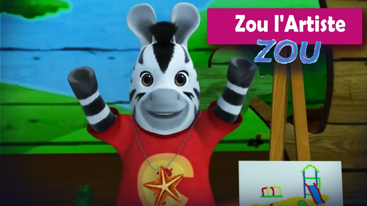 Zou le zebre Francais - Zou l'Artiste - YouTube