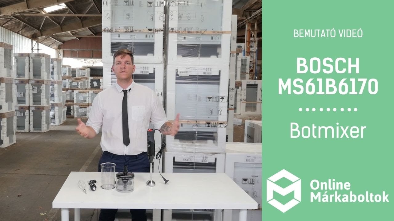 Bosch MS61B6170 | Botmixer bemutató videó - YouTube