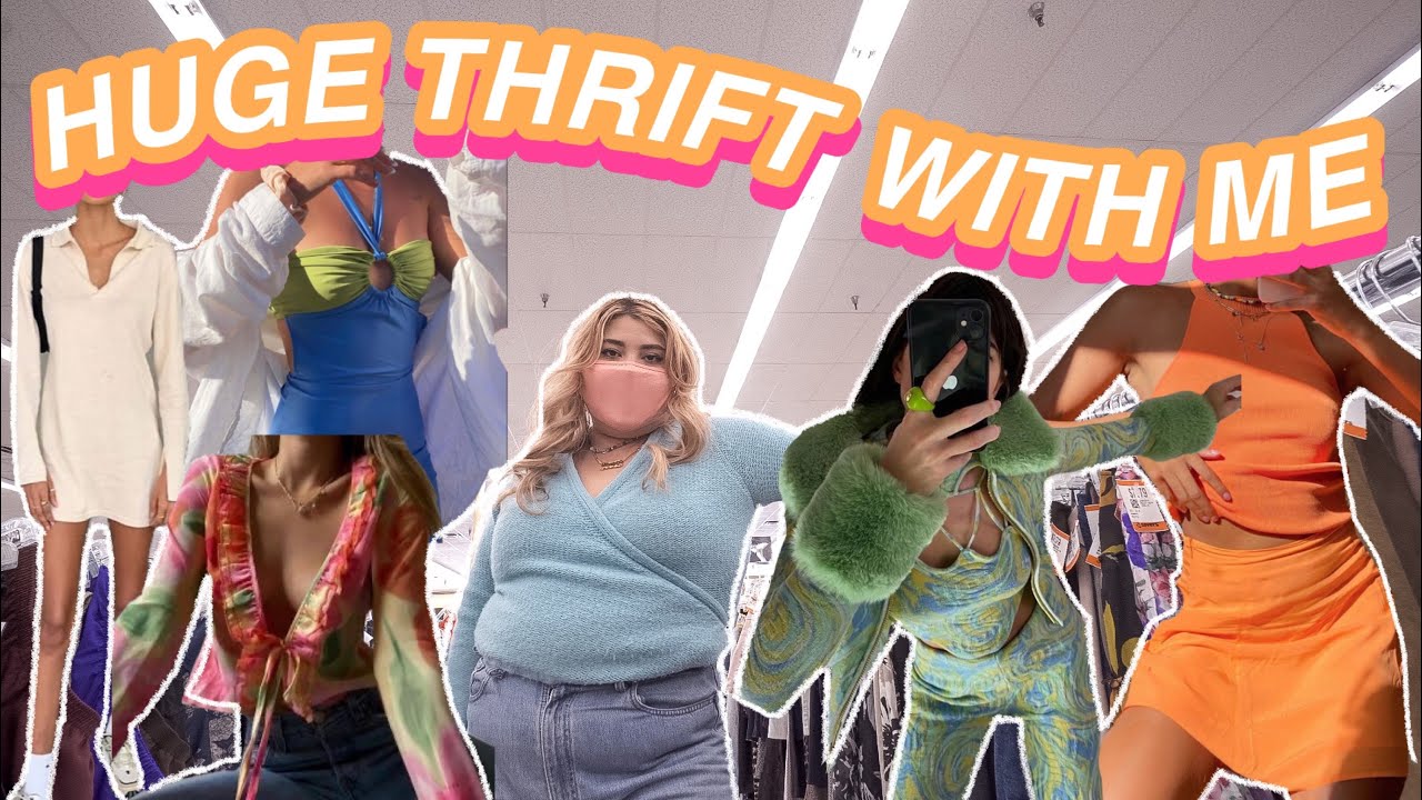 thrifting my pinterest on a SALE DAY! + HUGE summer try on haul 2021 ...