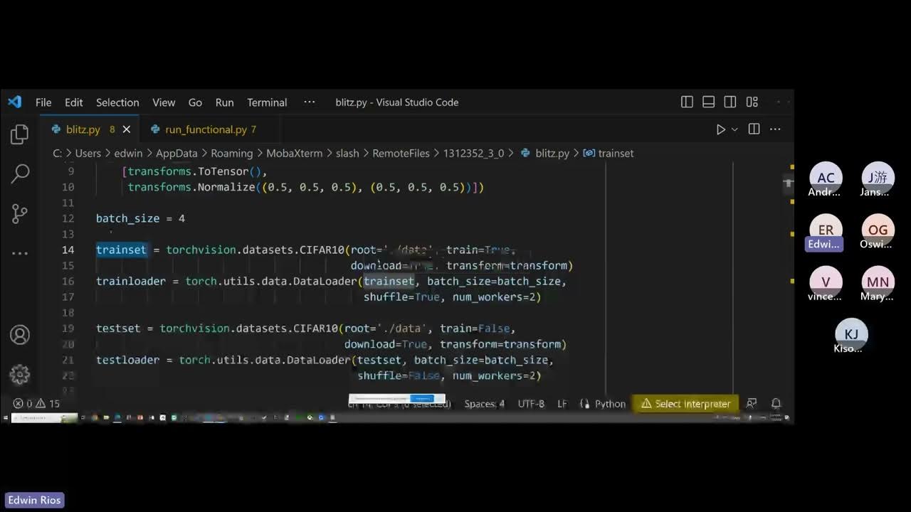 Step-by-Step Introduction to Pytorch Blitz Coding Tutorial - YouTube