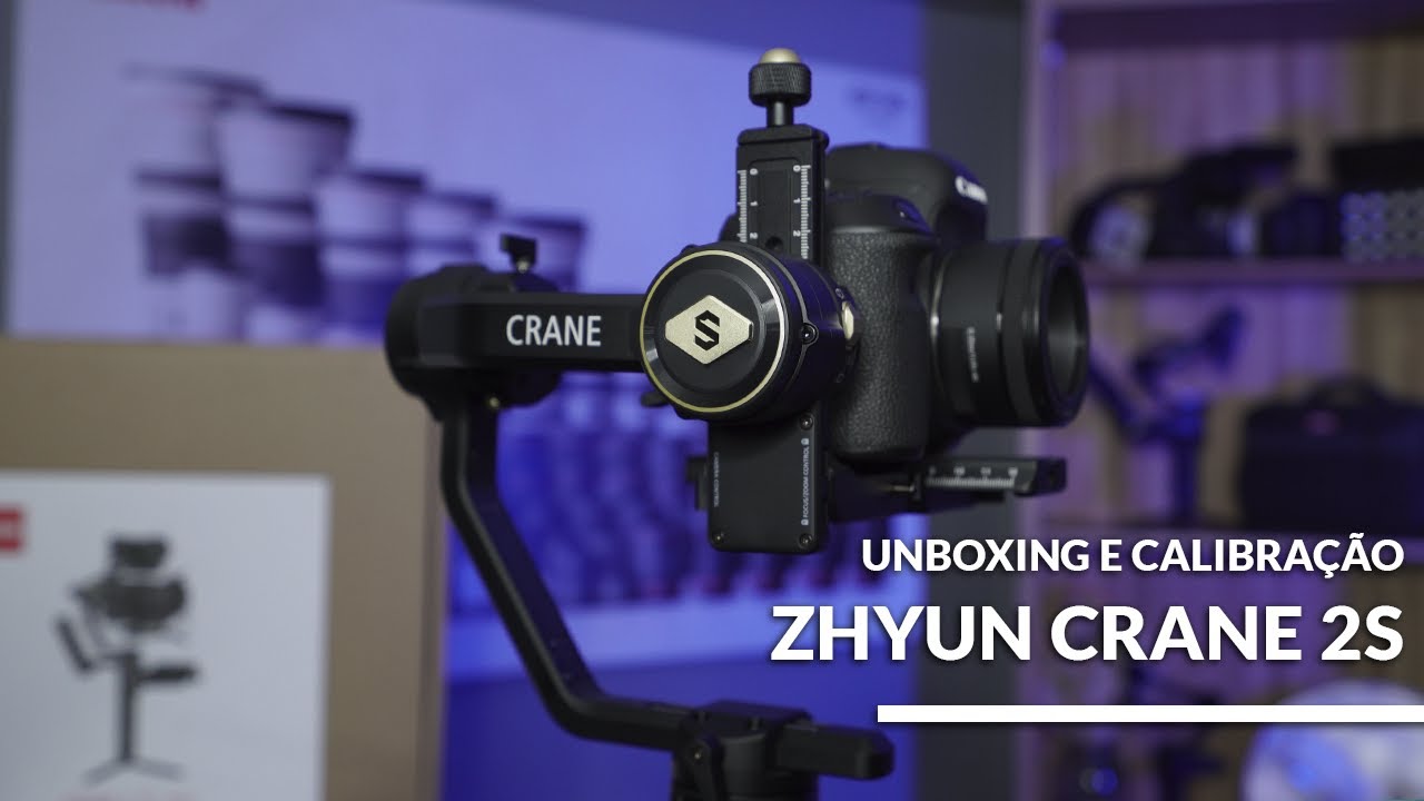 Do unboxing a calibração | ZHIYUN CRANE 2S - YouTube