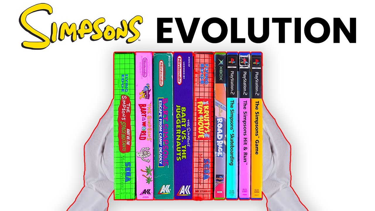 Evolution of The Simpsons Games | 1991-2023 (Unboxing + Gameplay) - YouTube