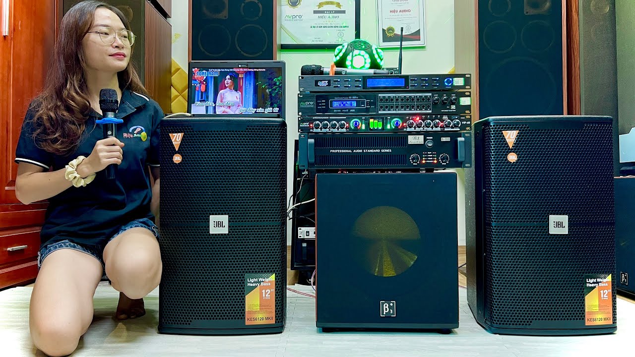 Trọn Bộ Karaoke Cao Cấp chỉ 21,5 triệu: Loa Full 30 + Sub Trầm + 4 Thớt AV-Pro - Dàn Hát Gia ...
