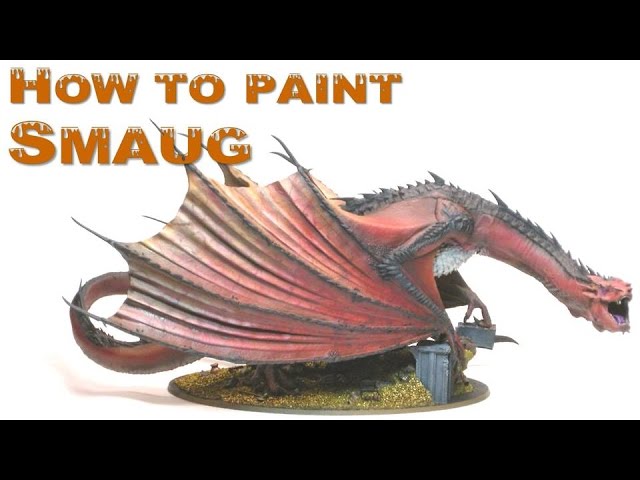 How to Paint Smaug @MrWatchingpaintdry