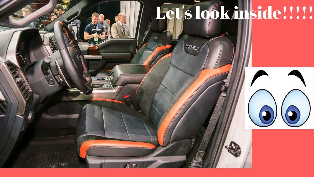 2017 Ford SVT Raptor F150 Top interior features! - YouTube