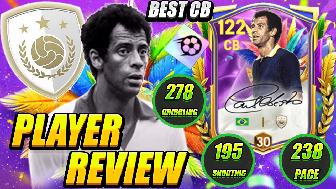 HE IS AN OP BEAST! 🛡️🔥 117 GINGA Icon Carlos Alberto Player Review ...