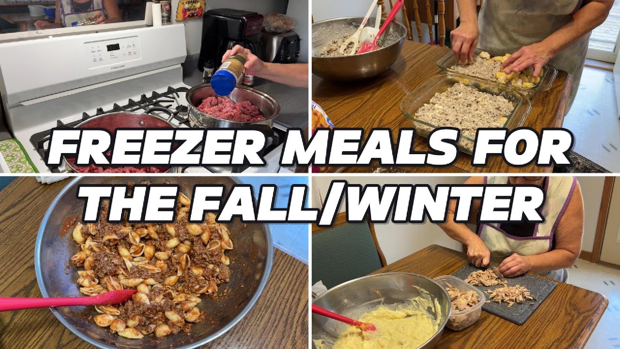 FREEZER MEALS FOR FALL/WINTER - YouTube