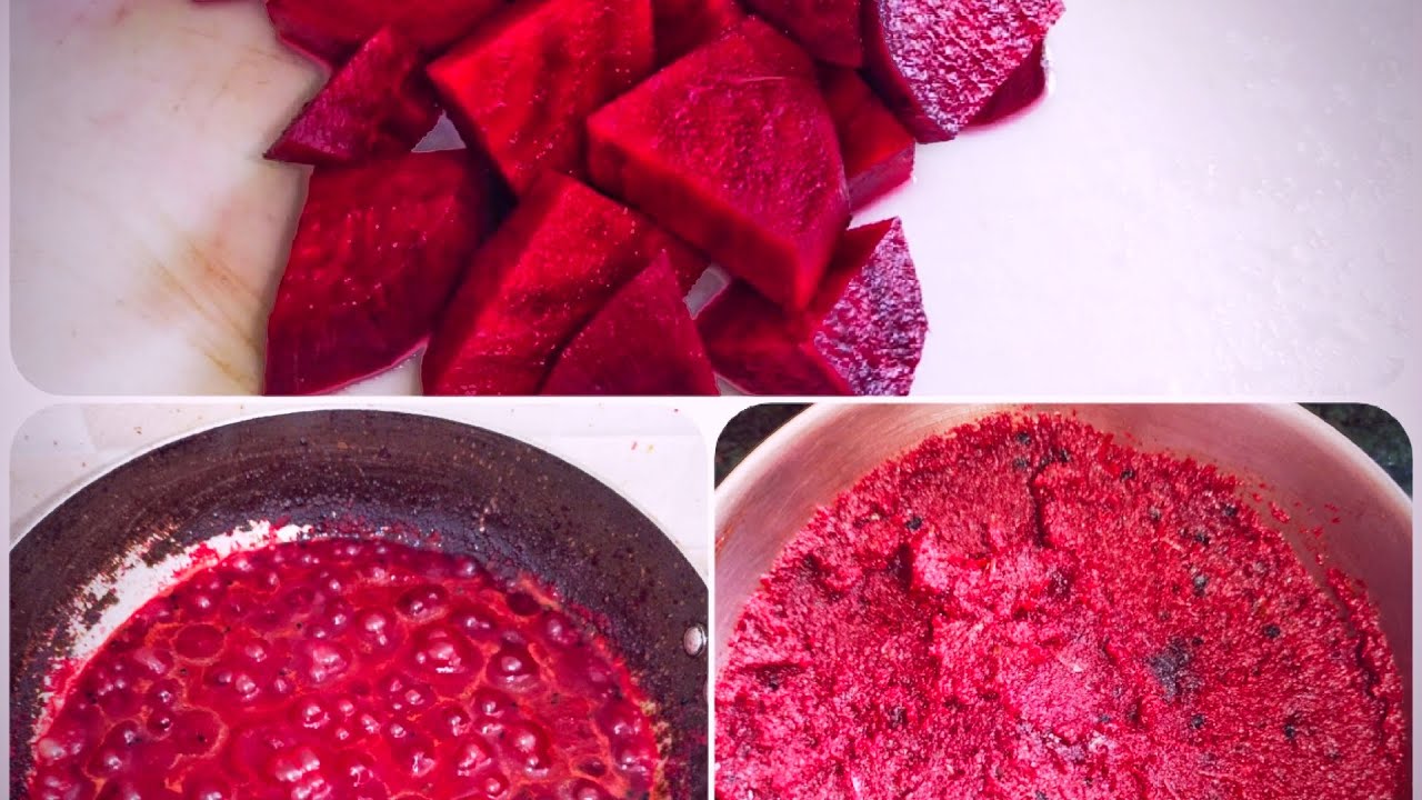 BEETROOT RICIPE//HOW TO MAKE BEETROOT PASTE RECIPE ?? - YouTube