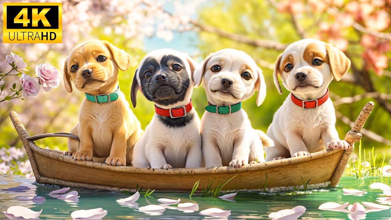 Spring Animals 4K - Sweet Moments Among Young Animals With Relaxing ...