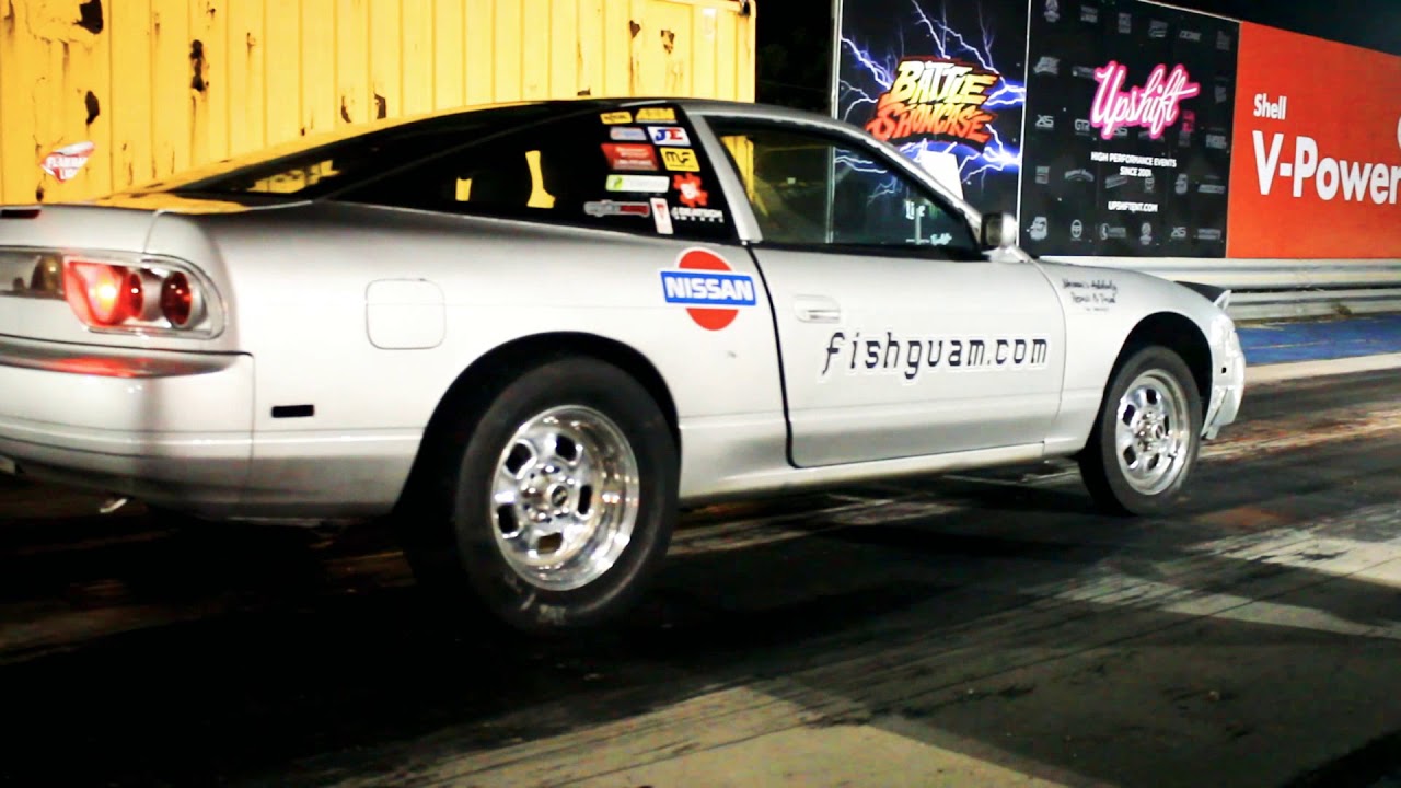 Guam Drags Fishguam Turbo 240 vs Hellcat - YouTube
