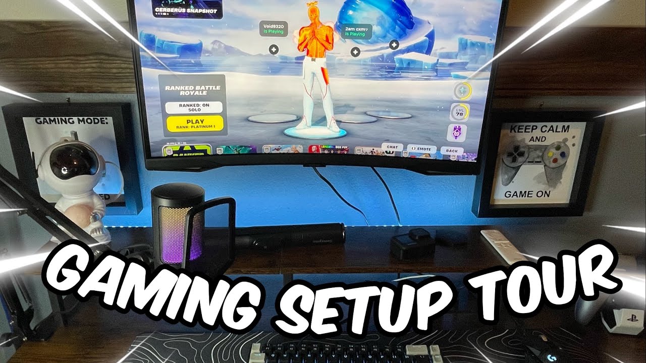 MY NEW GAMING SETUP/ROOM!!! (2024) - YouTube
