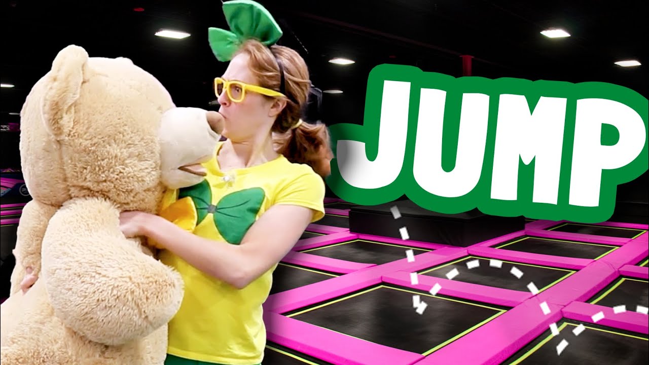 Jumping With My Teddy Bear! 🧸💥 - YouTube