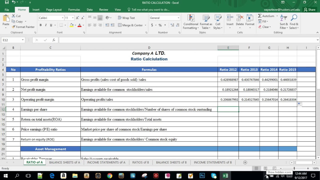 How To Calculate Ratio In Excel YouTube how-to-calculate-ratio-in-excel-youtube