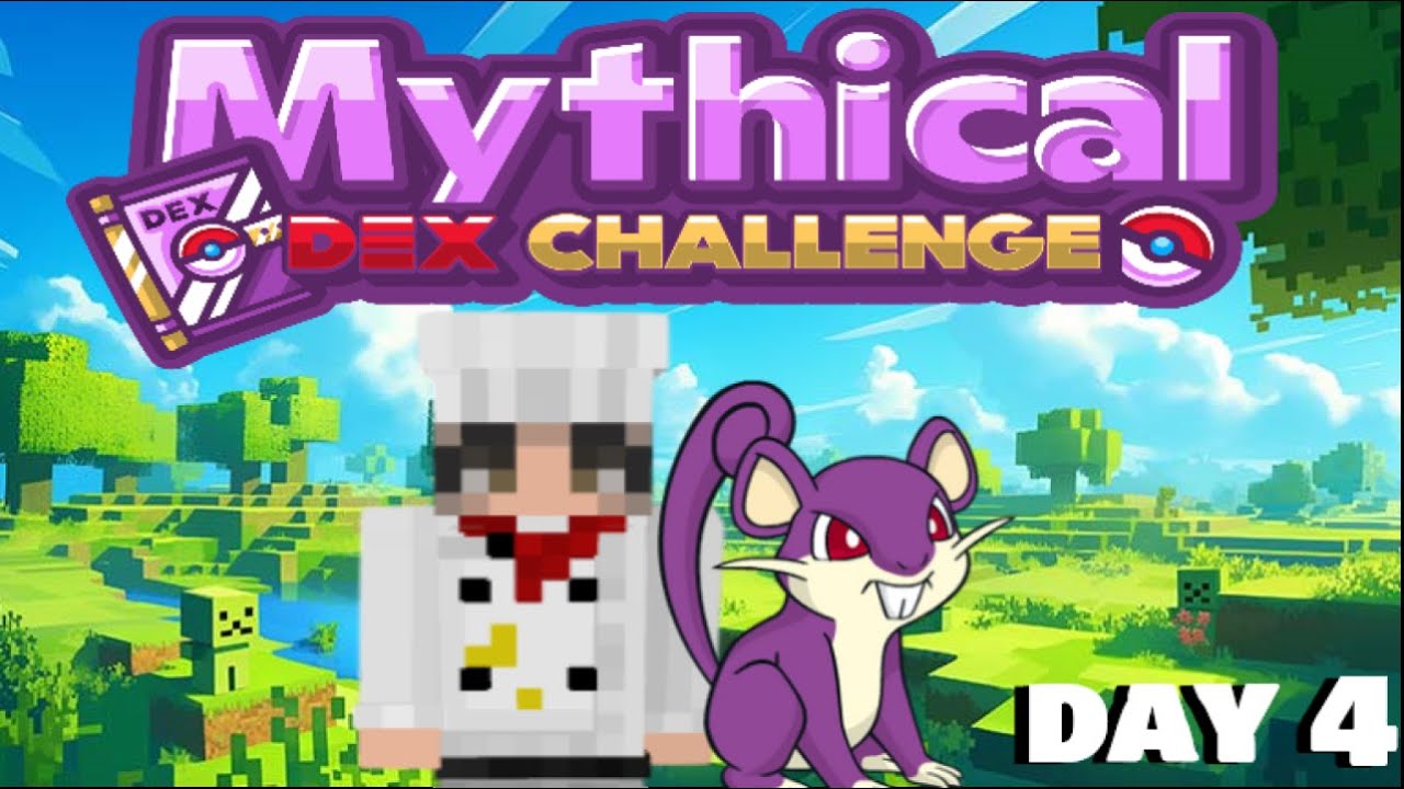 MYTHICAL MINECRAFT DEX CHALLENGE! DAY 4 - YouTube