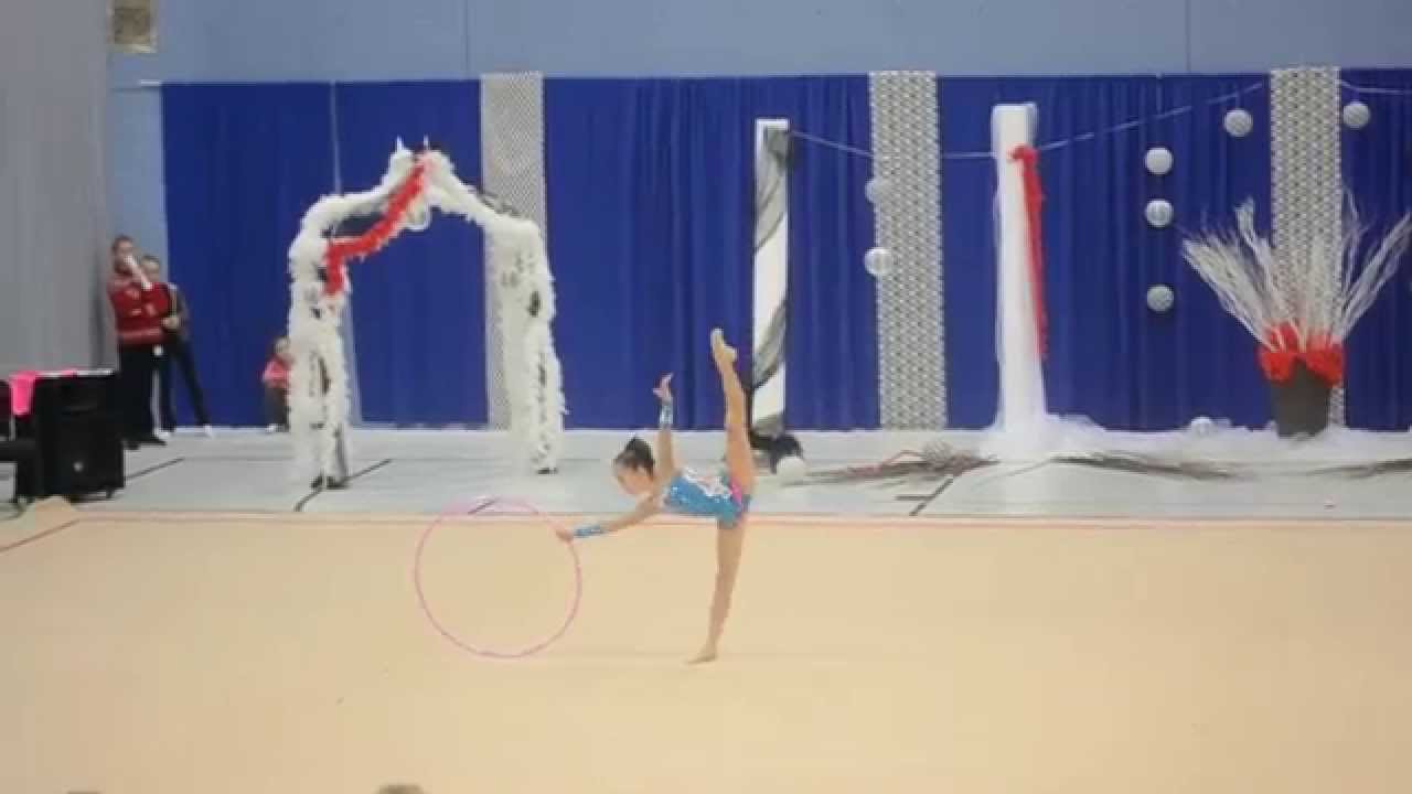 Elizabeth Savchenko. RG. Hoop. Olympium Invitational, February 2015 ...