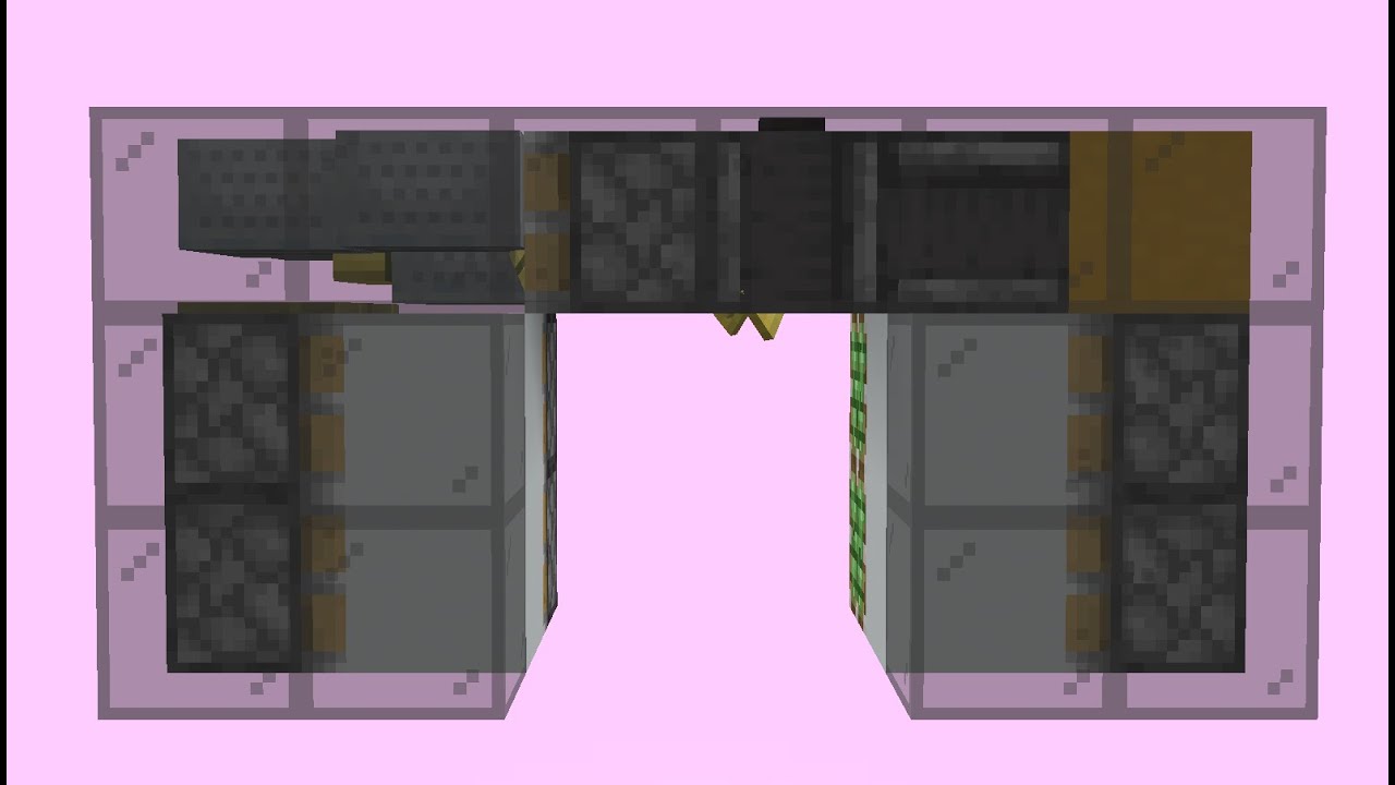 Smallest 2x2 Jeb [Full Flush] Door — 36 Blocks - YouTube