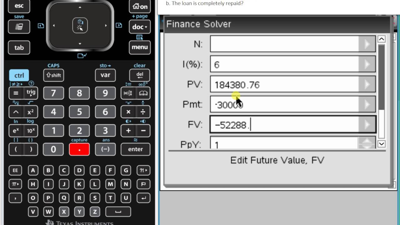FMES#4 - Another Reducing Balance Loan Example - YouTube