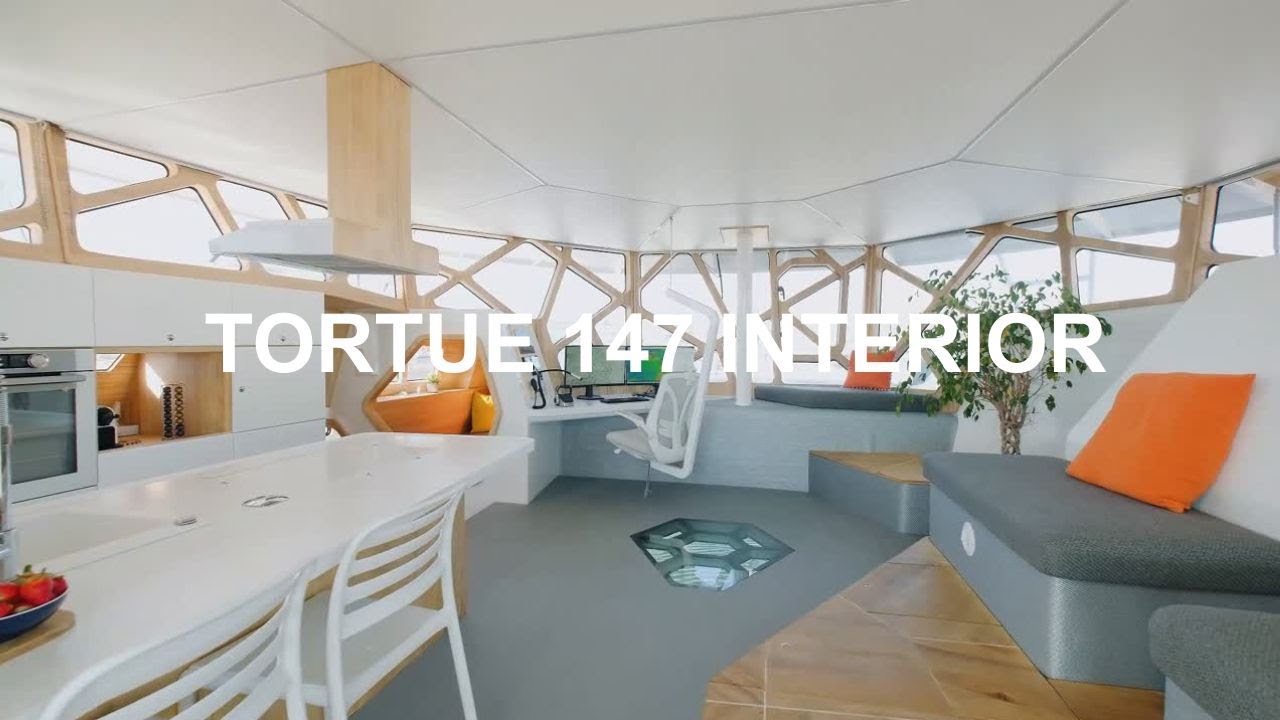 Interior Layout & Living Spaces - Tortue 147 - YouTube