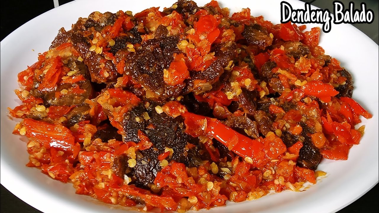 BEGINI CARANYA MEMBUAT DENDENG KERING BALADO YG GURIH DAN CRISPY, ENAK ...
