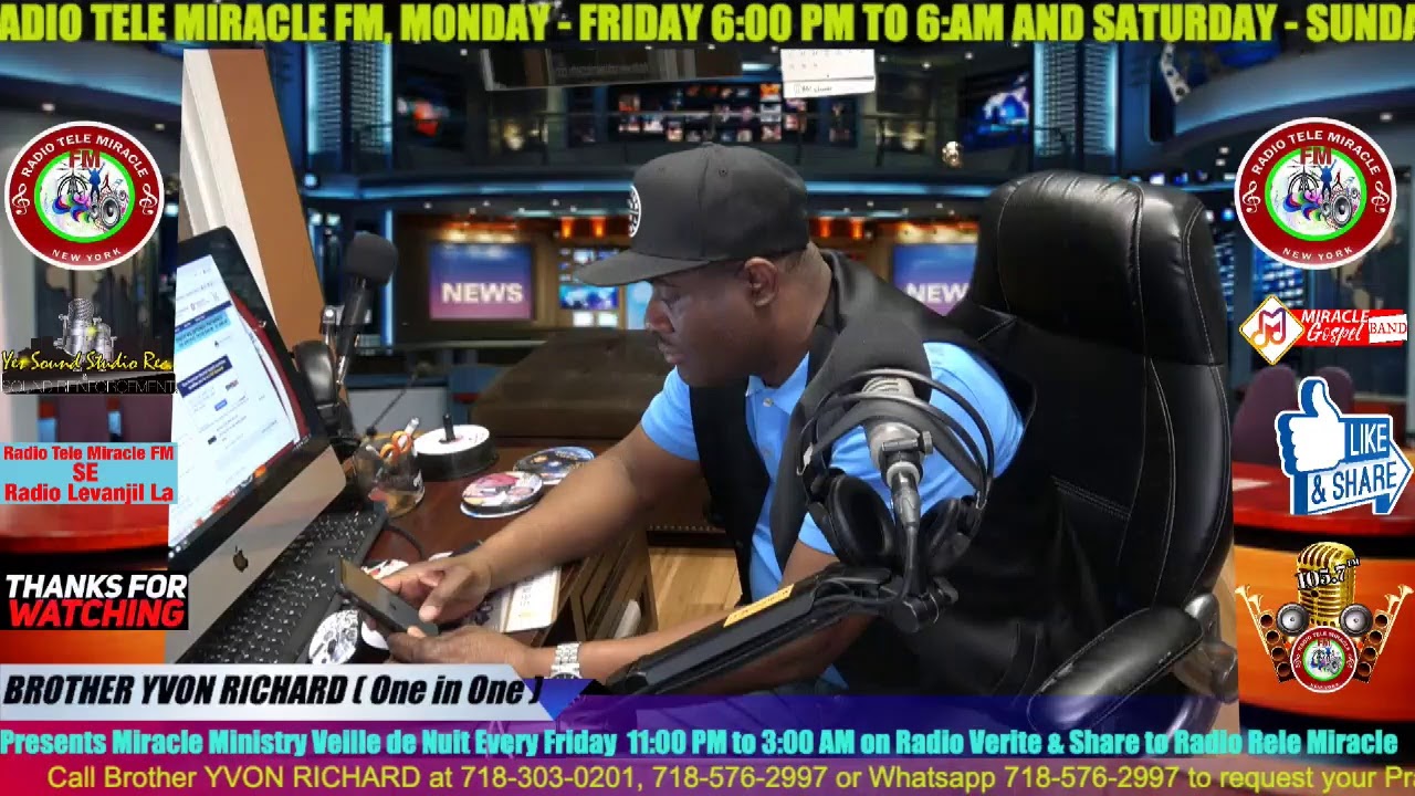 RADIO TELE MIRACLE FM LIVE STREAMING - YouTube