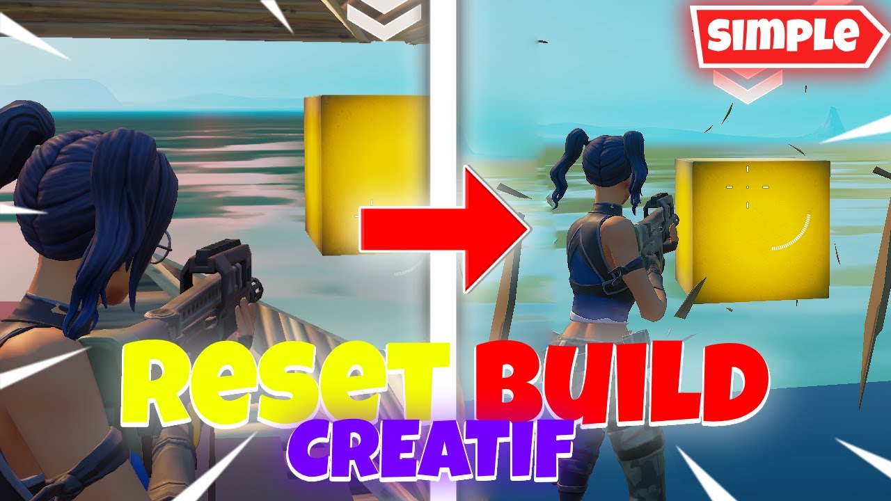 TUTO RESET BUILD AVEC UN OBJET FORTNITE - YouTube