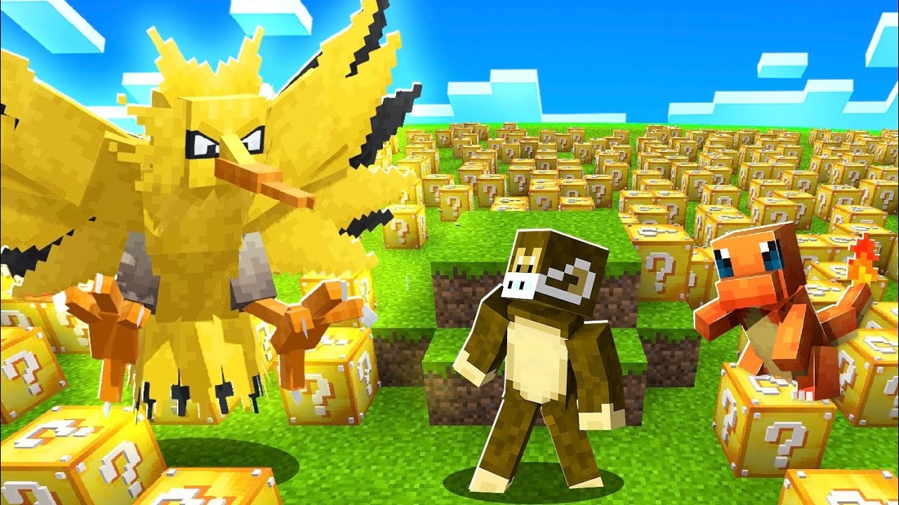 I Opened 100 LUCKY BLOCKS in Minecraft Cobblemon! - YouTube