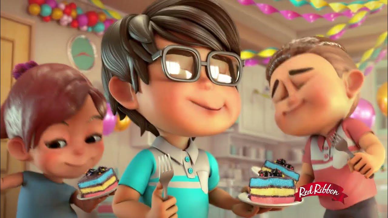 Red Ribbon Rainbow Dedication Cake Proj BRAVO 15s 2021 - YouTube