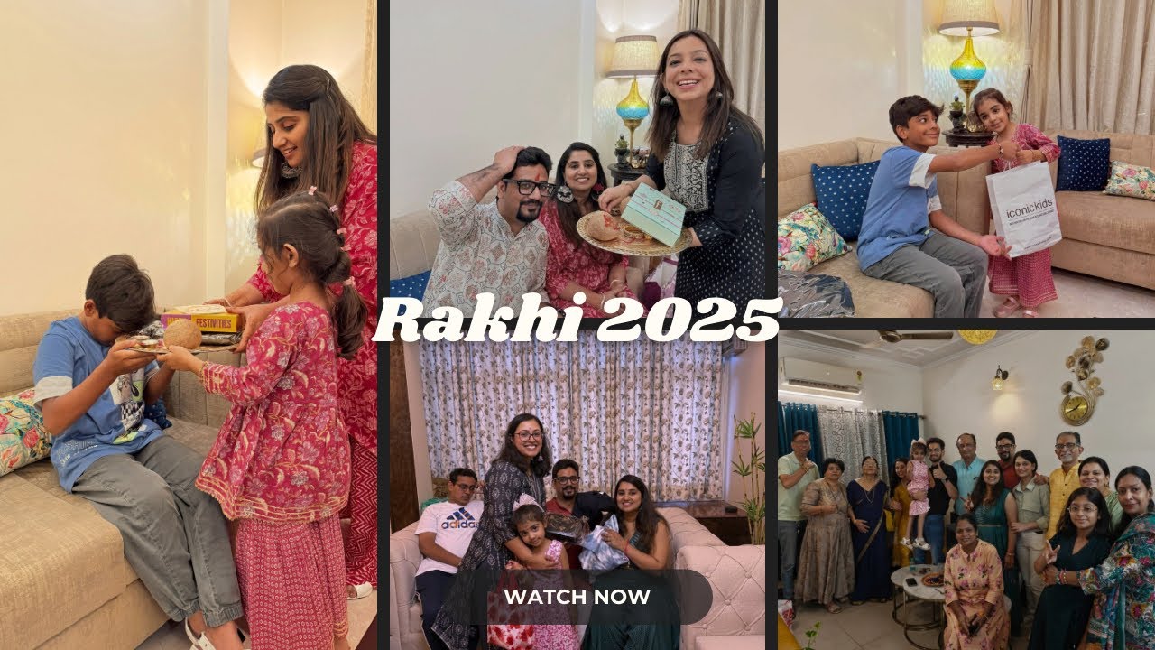Celebrating Rakshabandhan 2025 with Family | Vlog | Rakhi 2025 | Mathur ...