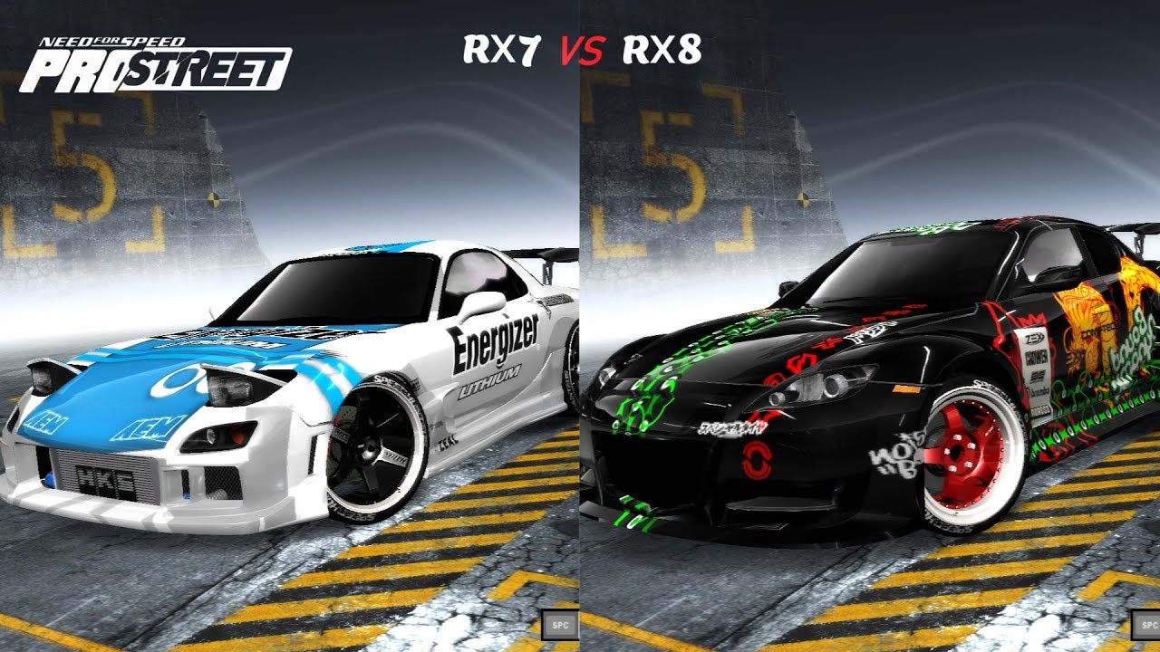 Mazda Rx7 Vs Mazda Rx8 Comparison - NFS ProStreet - YouTube