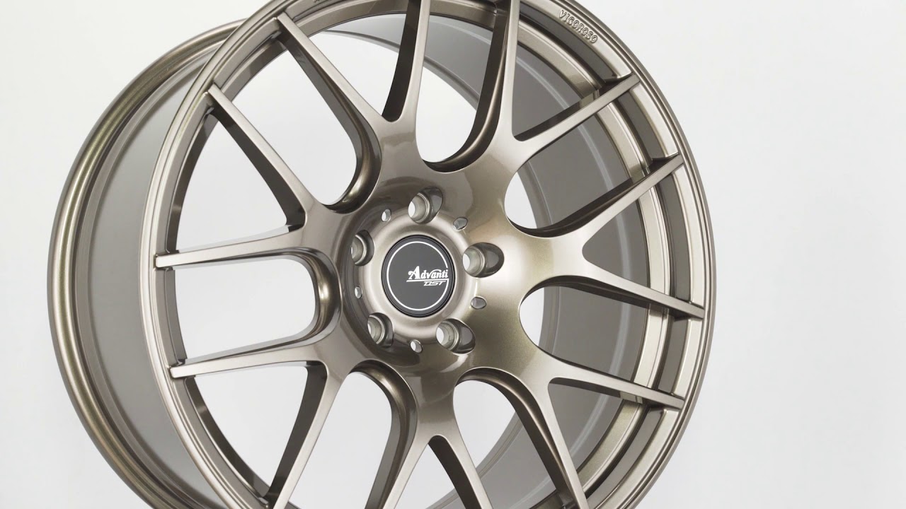 ADVANTI RACING - Vigoroso V1 Gloss Bronze - DST (FLOW FORMED) - YouTube