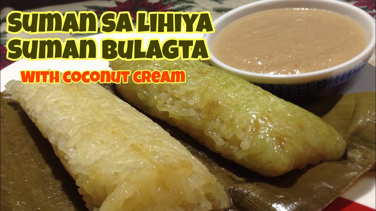 SUMAN LIHIYA | SUMAN BULAGTA RECIPE (Pinoy Delicacy) Sticky Rice - YouTube