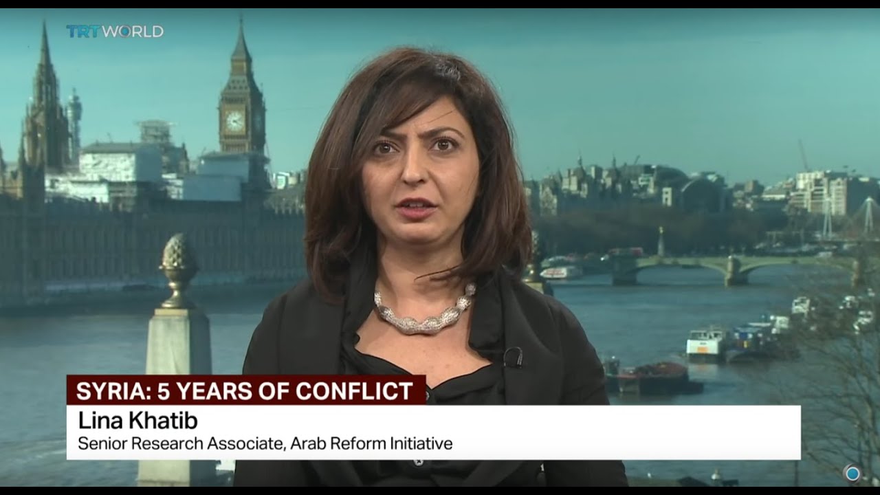 Interview with Lina Khatib from Arab Reform Initiative on war in Syria ...