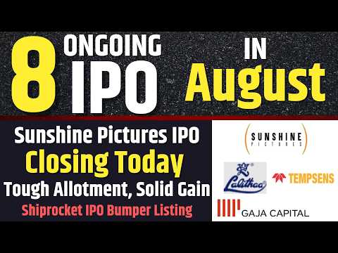 Closing Today💥Sunshine Pictures IPO | Solid Action in Premiums