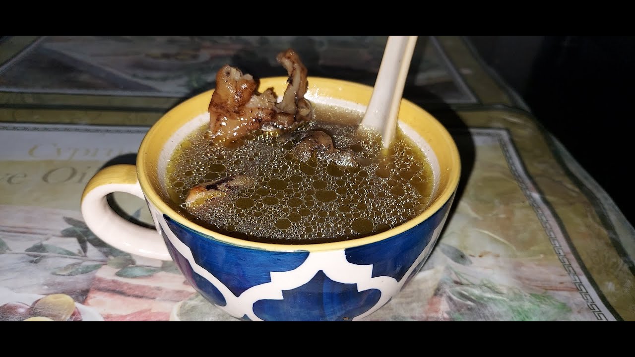 ஆட்டுக்கால் சூப் செய்முறை | Homemade Goat Leg Soup | Attukal soup| 5 ...
