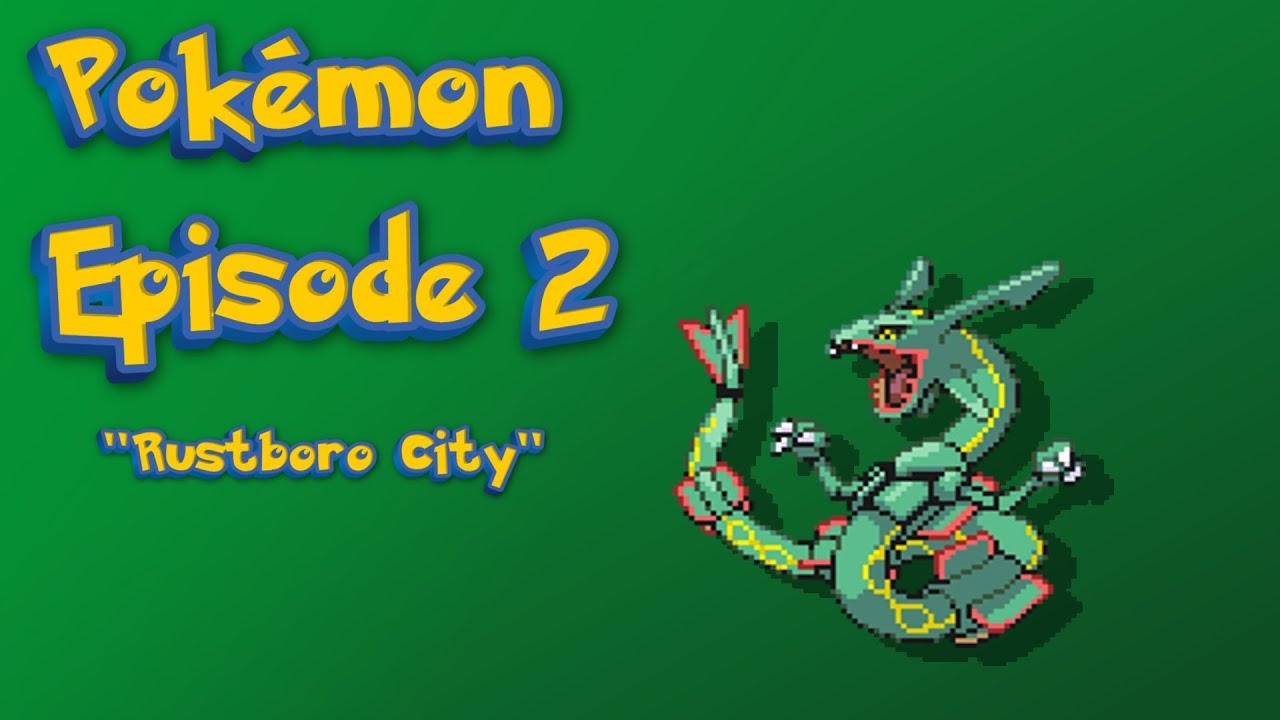 Pokemon Emerald (GBA) - Episode 2 - Rustboro City - YouTube