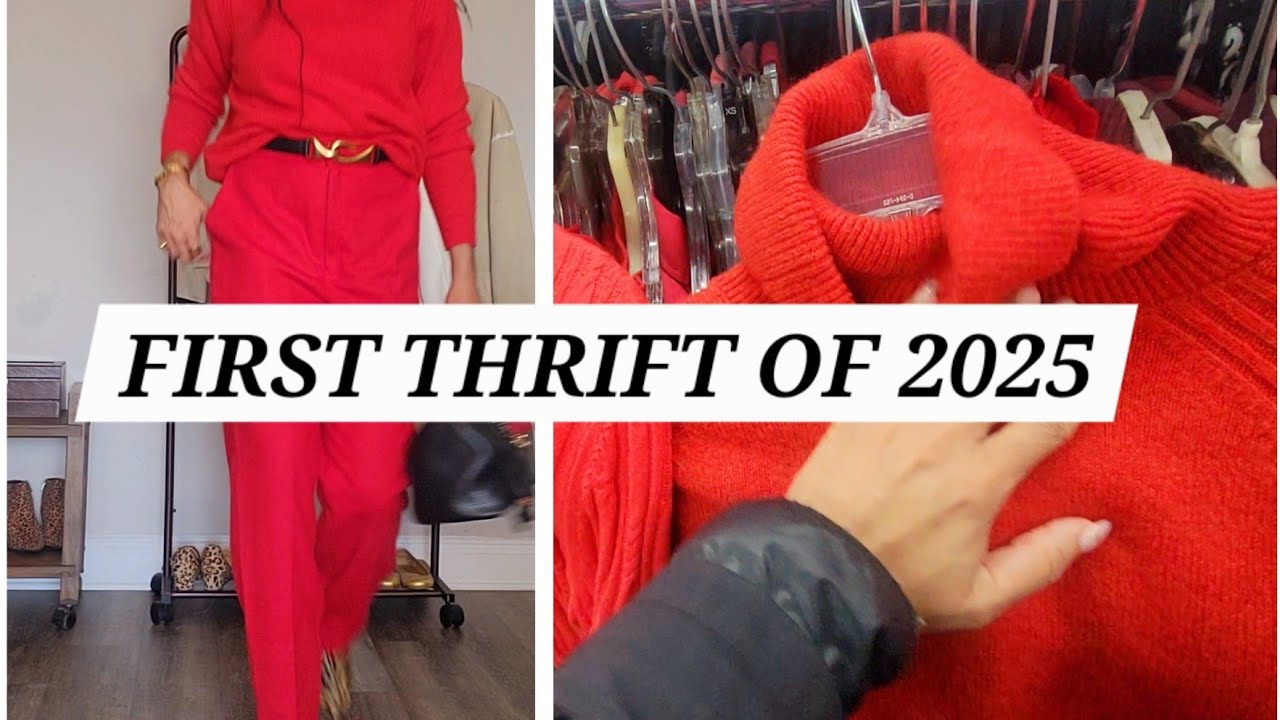 THRIFT WITH ME! First Thrift for 2025!! | Styling Thrift Haul | Model ...