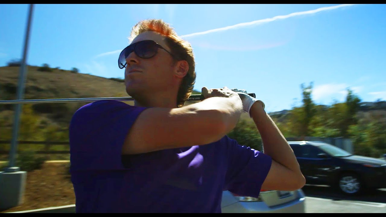 A Walk in the Park - amazing one take golf trick with pro golfer Max ...