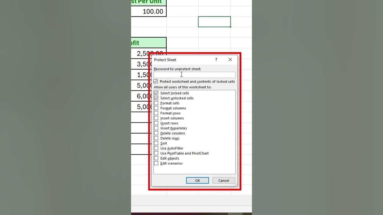 How to Protect Your Excel Ranges - YouTube